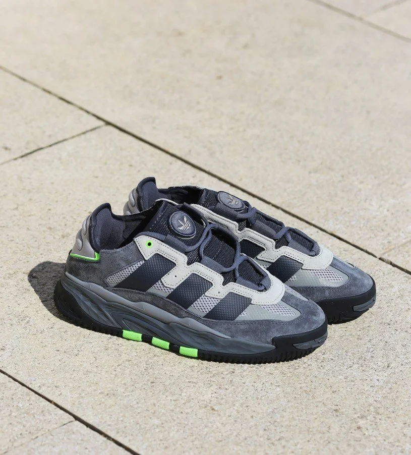 Кроссовки Adidas NiteBall Grey-Neon купить в Краснодаре