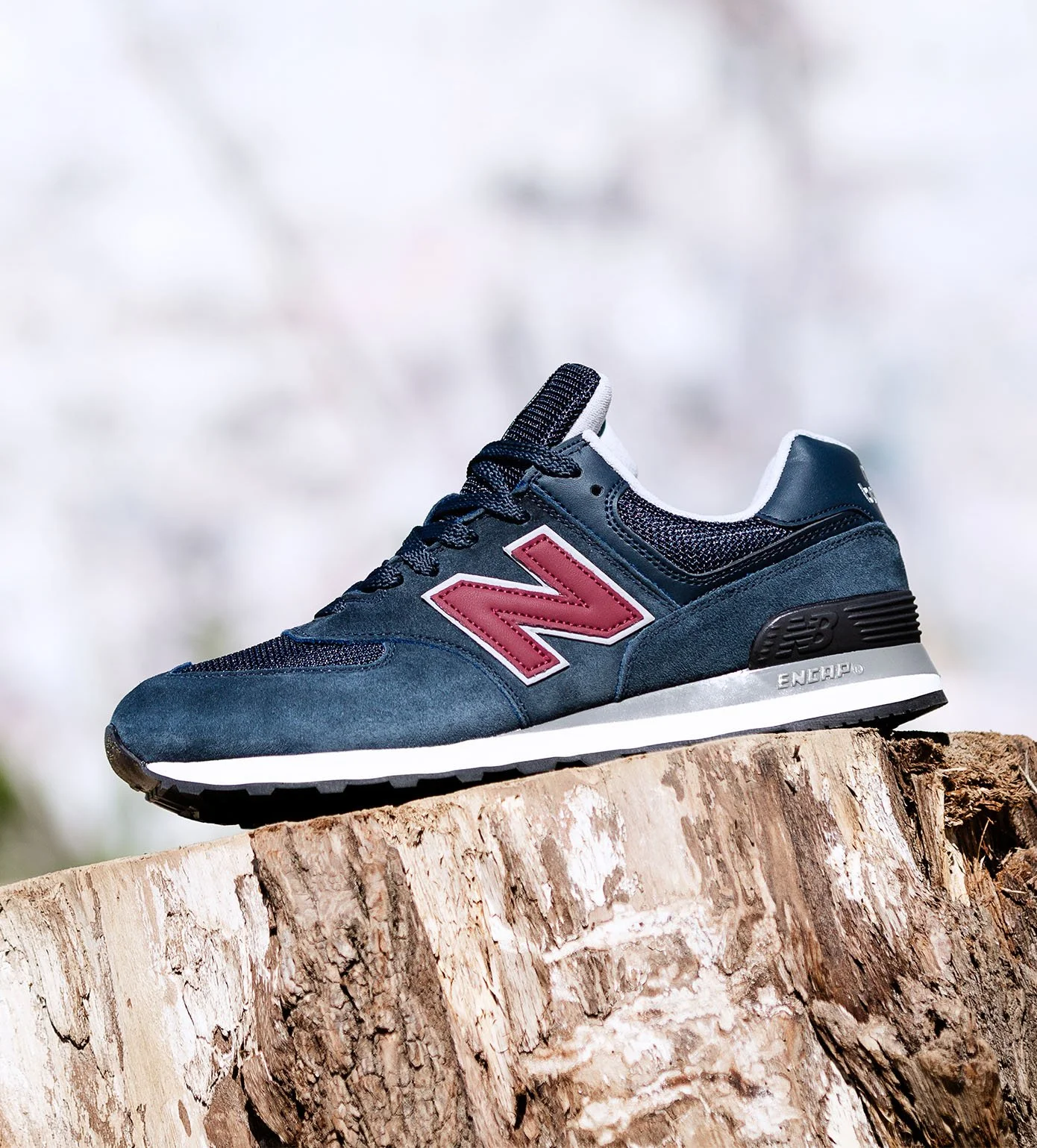 Кроссовки New Balance 574 Steel Blue Red купить в Краснодаре