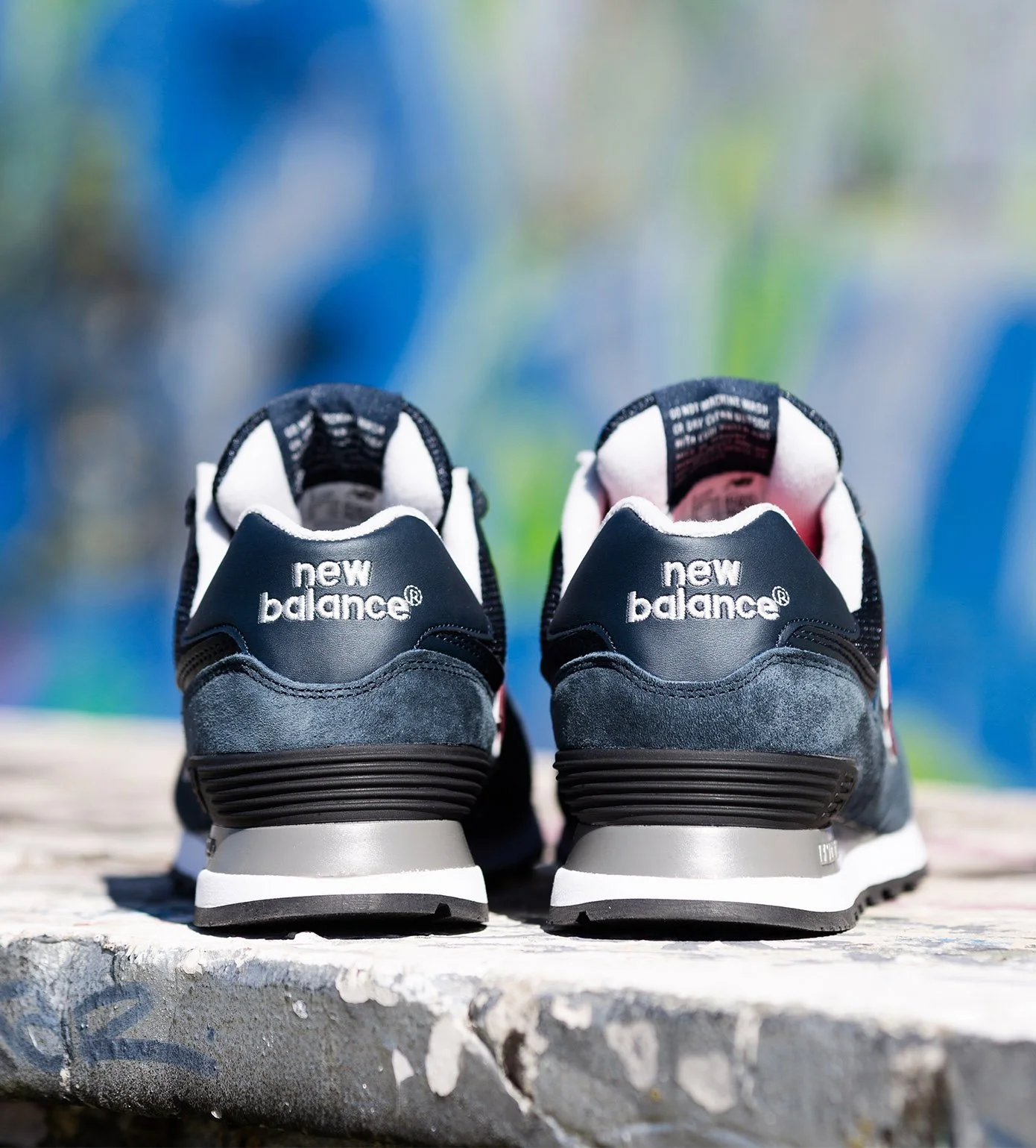 Кроссовки New Balance 574 Steel Blue Red купить в Краснодаре