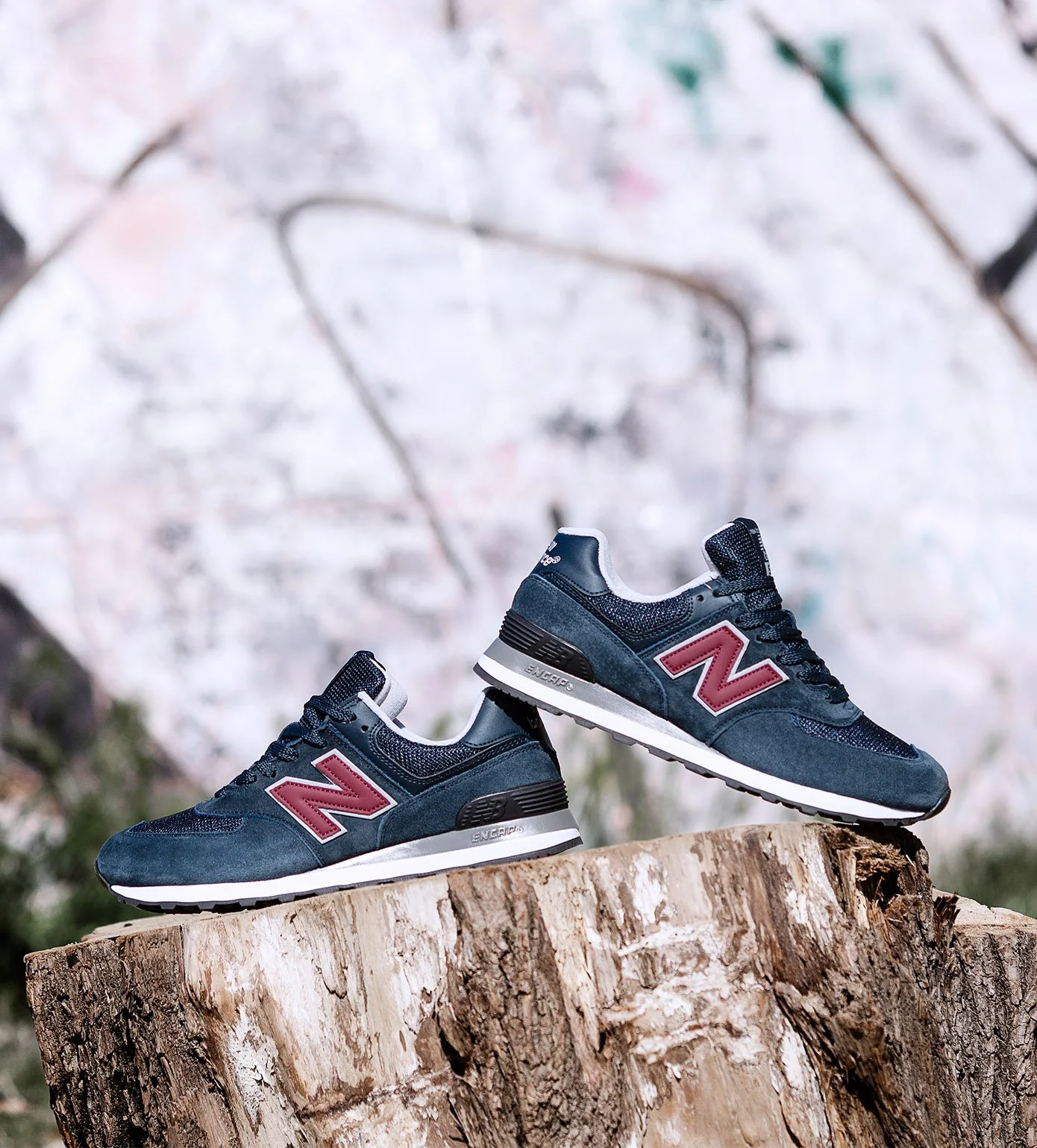 Кроссовки New Balance 574 Steel Blue Red купить в Краснодаре