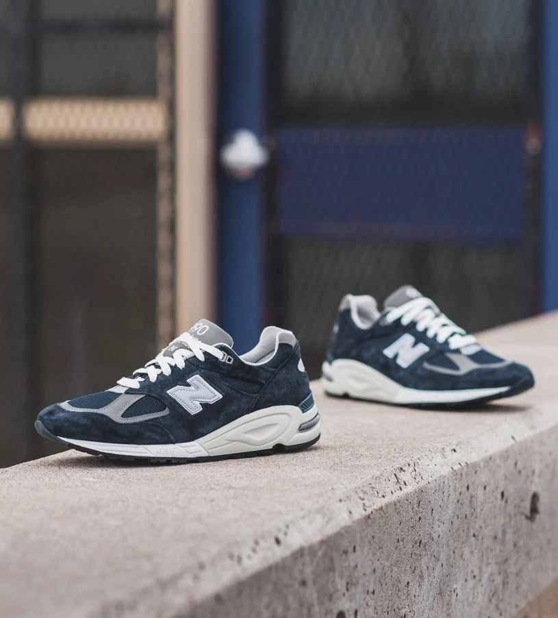 Кроссовки New Balance 990 V2 Navy купить в Краснодаре