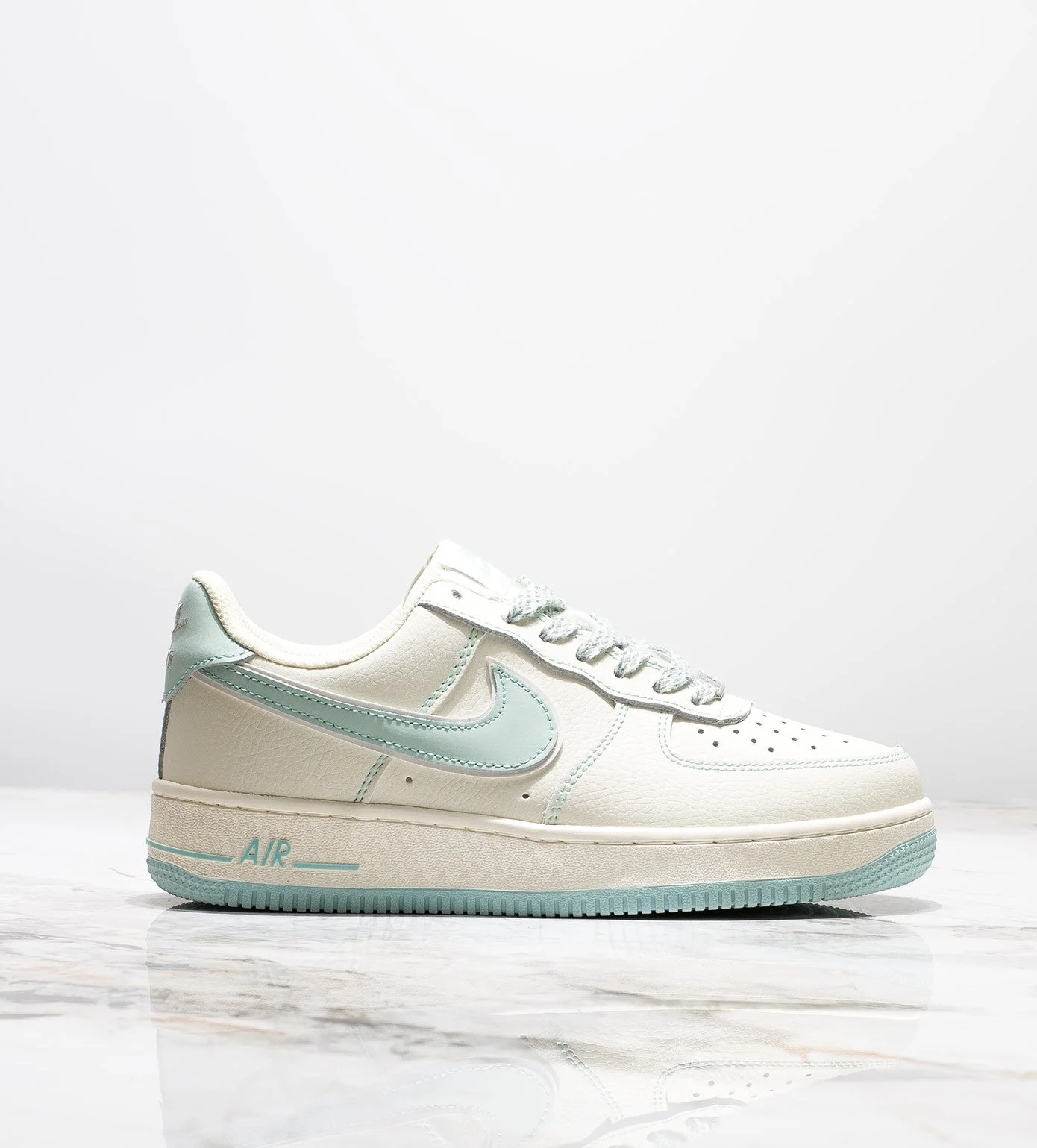 Кроссовки Nike Air Force 1 Cyan-Beige купить в Краснодаре